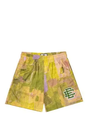 ERIC EMANUEL EE Basic Short Yellow Boro Patchwork