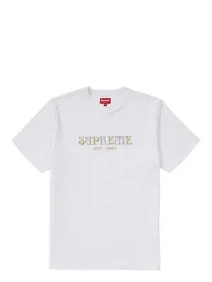 Supreme Nouveau Logo Tee Shirt White