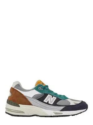 NEW BALANCE 991 Miuk Selected Edition Sneakers - Grey/black/green