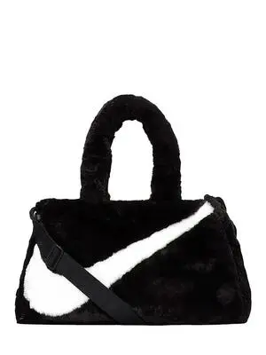 Nike Faux Fur Tote Bag - Black