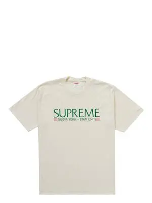 Supreme Nuova York Tee Shirt Natural