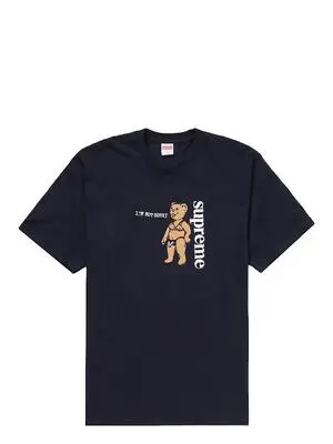 Supreme Not Sorry Tee Shirt - Navy Blue