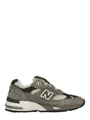 NEW BALANCE 991 Miuk Aime Leon Dore Sneakers - Grey/green/creem