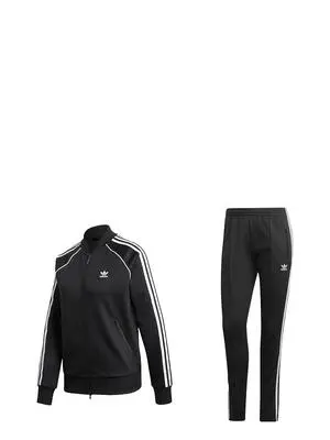 Adidas Primeblue Sst Track Jacket & Pant Set - Black/white