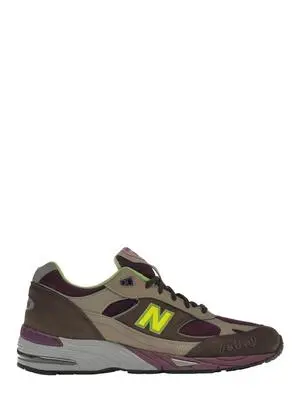 NEW BALANCE 991 Stray Rats Sneakers - Brown/grape/tan