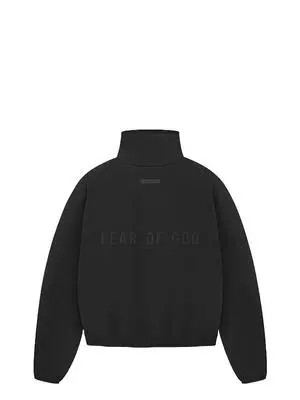Fear Of God Athletics Suede Fleece Track Jacket - Black