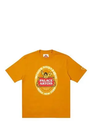 PALACE X Stella Artois Coaster T-shirt Gold