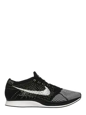 Nike Flyknit Racer - Black/white/volt