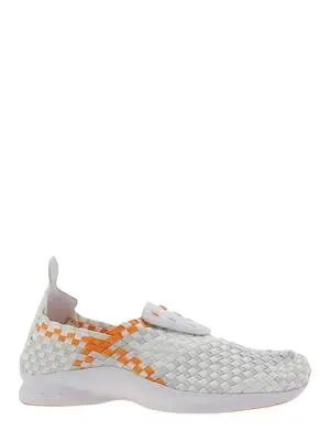 Nike Air Woven Slip-on Sneakers - White/light Melon