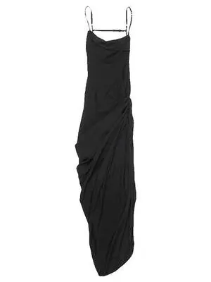 Jacquemus La Robe Saudade Longue Dress - Black
