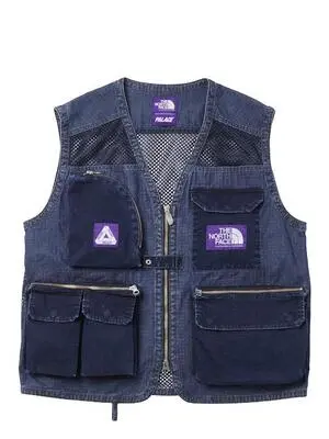 PALACE X The North Face Purple Label Ripstop Mesh Vest - Indigo