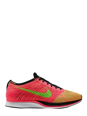 Nike Flyknit Racer Sneakers Hyper Punch/volt