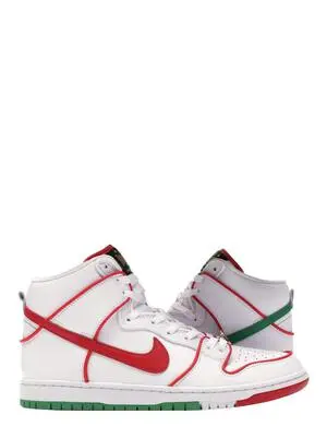 Nike Dunk High Paul Rodriguez Mexico Sneakers - White/red/green