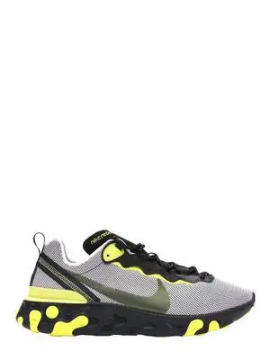 Nike React Element 55 Pure Platinum/dynamic Yellow/vast Grey