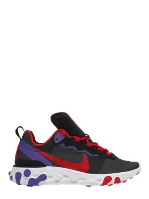Nike React Element 55 Sneakers Black/university Red/purple