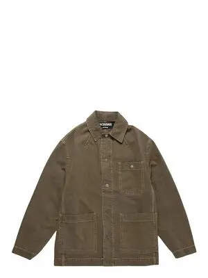 Jacquemus La Veste Denimes Yelo Jacket - Khaki/beige
