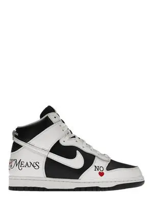 Nike Sb Dunk High Supreme Any Means - Black/white/varsity Red