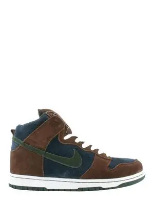 Nike Sb Dunk High Sneakers - Obsidian/outdoor Green/paul Brown