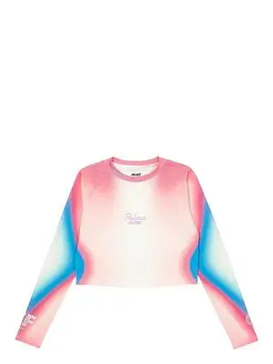 PALACE X Rapha Ef Education First Cropped T-shirt - Pink