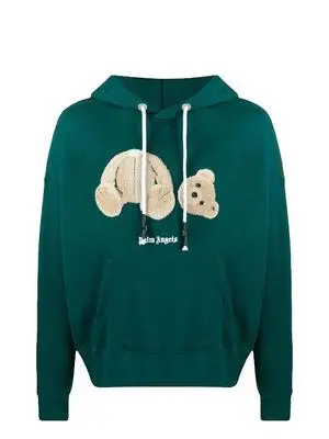 Palm Angels Bear Relaxed Fit Sweatshirt - Dark Green