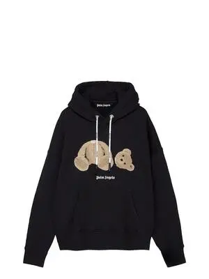 Palm Angels Bear Hoodie - Black