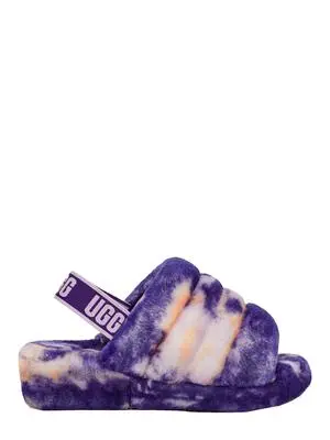 UGG Fluff Yeah Slide Marble - Violet Night/white