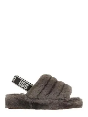 UGG Fluff Yeah Slide - Charcoal