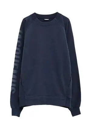 Jacquemus Le Sweatshirt Typo - Dark Navy Blue