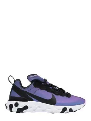 Nike Nike React Element 55 Premium Sneakers Black/black/laser Fuchsia