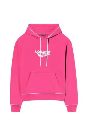 Jacquemus Le Sweatshirt Vague Print Hoodie - Pink