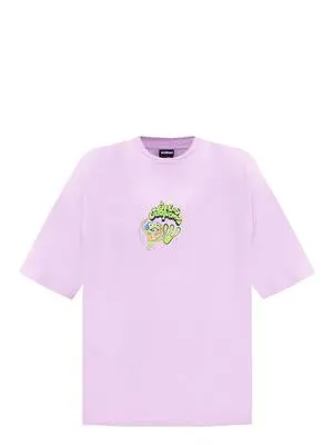 Jacquemus Le T-shirt Grenouille Frog Print T-shirt - Lilac