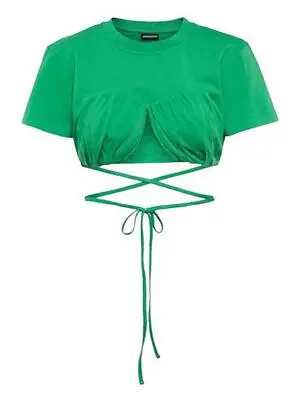Jacquemus Le T-shirt Baci Top - Green