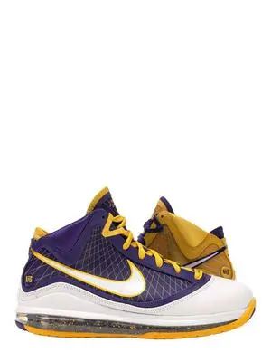 Nike LeBron 7 Media Day Sneakers Court Purple/white/amarillo