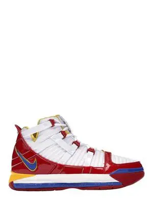 NIKE LeBron 3 Superman Red Sneakers