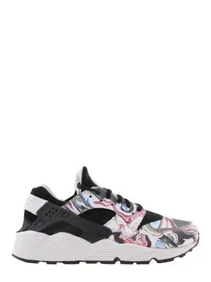 Nike Air Huarache Run Marble Dye Sneakers - Black/vast Grey