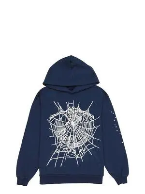 SP5DER Arach Ny Phobia Hoodie - Navy