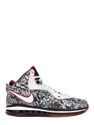 Nike Lebron Graffiti Sneakers - White/university Red/black
