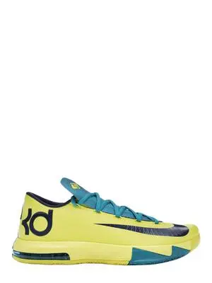 Nike KD 6 Seat Pleasant Sneakers Sonic Yellow/midnight Navy Blue/tropical Teal
