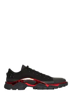 Adidas Raf Simons Runner Sneakers - Core Black/scarelet Red