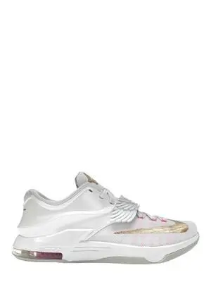 Nike Kd 7 Aunt Pearl Sneakers - White/metallic Gold/pink Pow