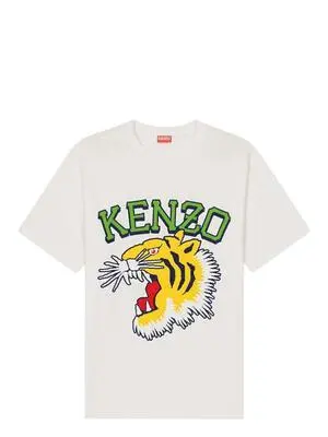 Kenzo Tiger Varsity Relaxed T-shirt - Off White