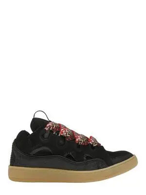 LANVIN Lanvin Leather Curbin Sneakers Black/gum