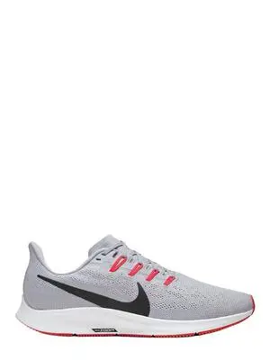 Nike Air Zoom Pegasus 36 Sneakers - Wolf Grey/white/bright Crimson