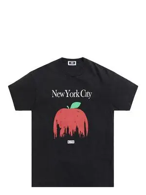 Kith Big Apple Vintage Tee Shirt - Black