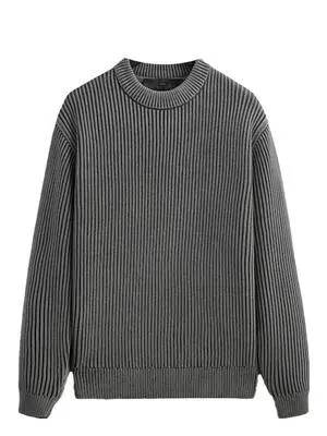 Kith 101 Garment Dyed Meyer Knit Crewneck Sweatshirt - Machine