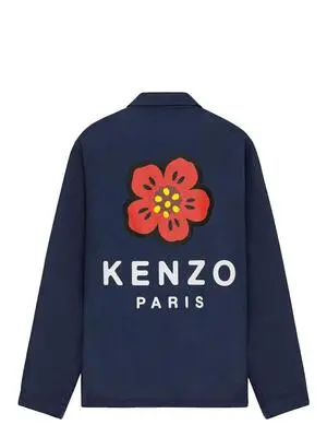 Kenzo X Nigo Boke Flower Coach Jacket - Navy Blue