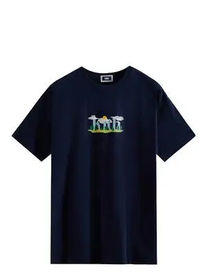 Kith Cloud Serif Logo Tee Shirt - Nocturnal