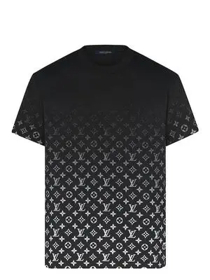 LOUIS VUITTON Lvse Monogram Gradient T-shirt - Black/white