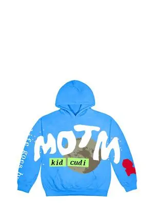 KID CUDI Cpfm For Motm Iii Life Goes Hoodie - Blue