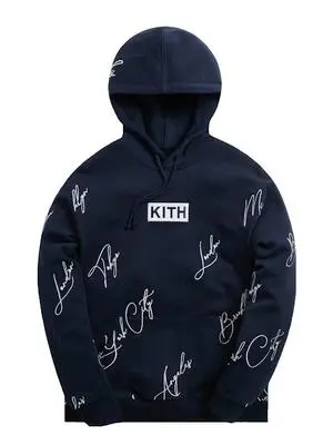 Kith City Script Hoodie - Nocturnal
